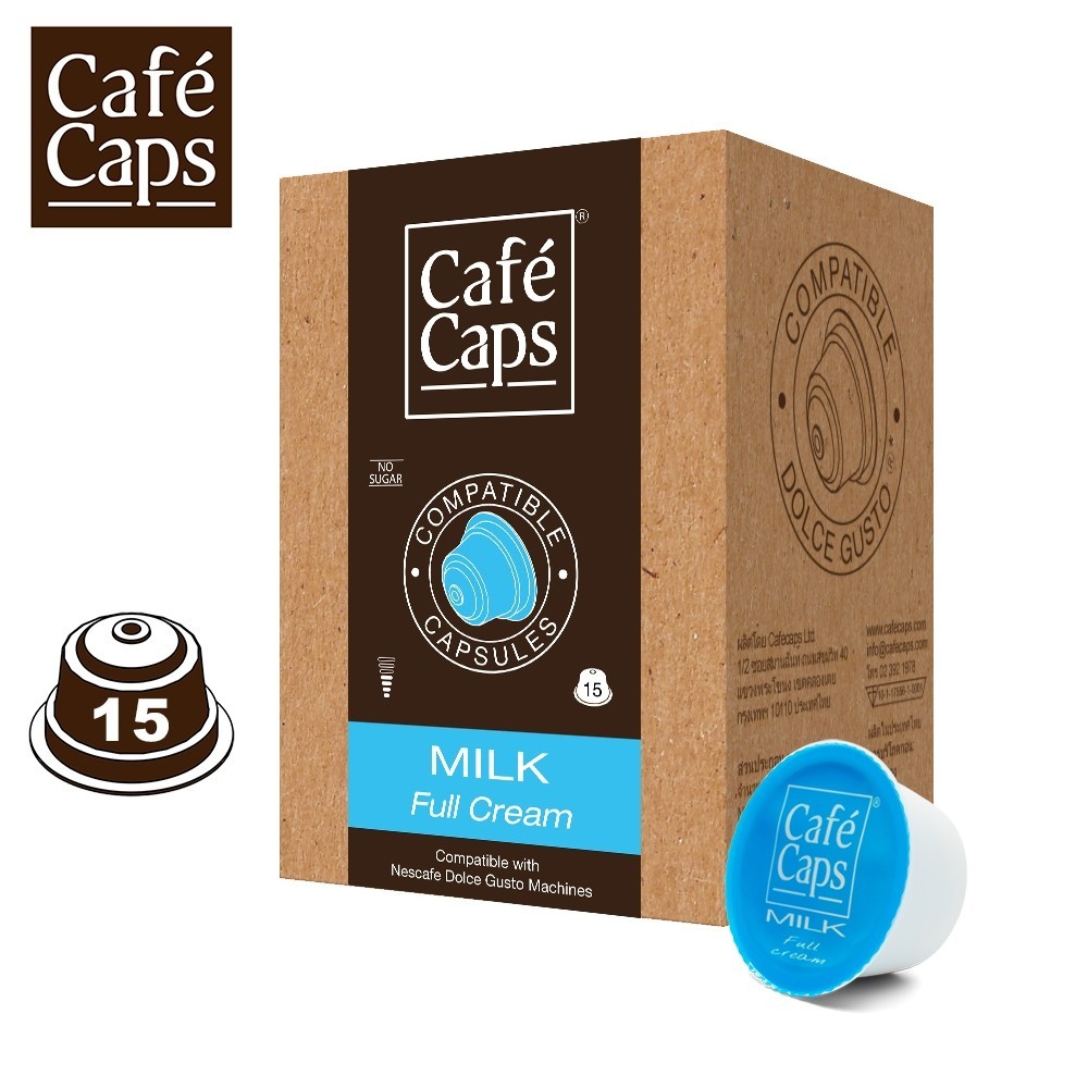 Dolce Gusto Compatible Milk Capsule - Cafecaps (1 Box X 15 Caps ...