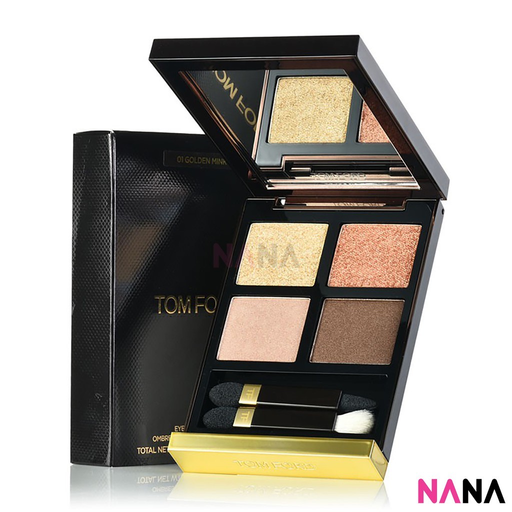 Tom Ford Eye Color Quad # 01 Golden Mink 6g/10g ทอมฟอร์ด อายแชโดเนื้อ ...