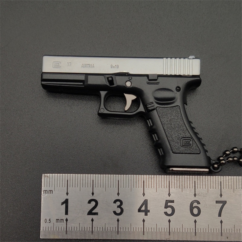 1:3 GLOCK Shell Eject พวงกุญแจโลหะรุ่นของเล่นปืน Miniature Alloy Pistol ...