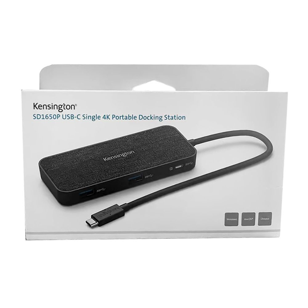 Kensington K34020WW SD1650P 6-in-1 USB-C Single 4K Portable Docking ...
