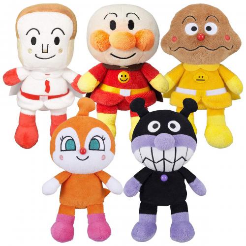 Sega anpanman Pre Chii Beans S Plus 5 bodies stuffed toy set ...