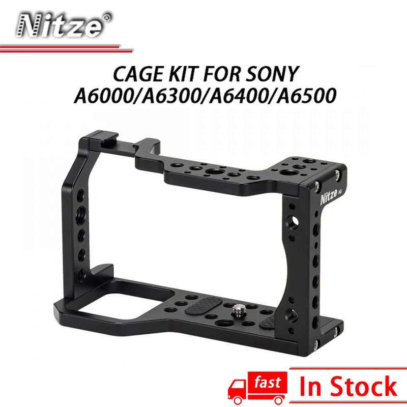 Nitze Camera Cage Kit สำหรับ Sony A6300 A6400พร้อม PE09 HDMI-Cable ...