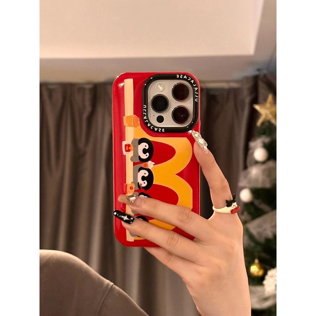 เคสโทรศัพท์มือถือซิลิโคน ลายเพนกวิน M Kee สําหรับ Apple Iphone 15 ...