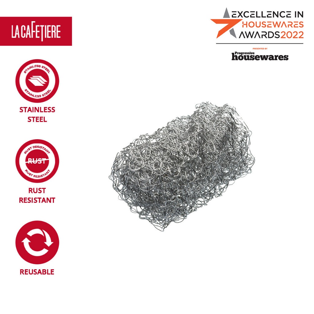 La Cafetiere Stainless Steel Kettle Descaler Wire Ball Reusable Furring ...