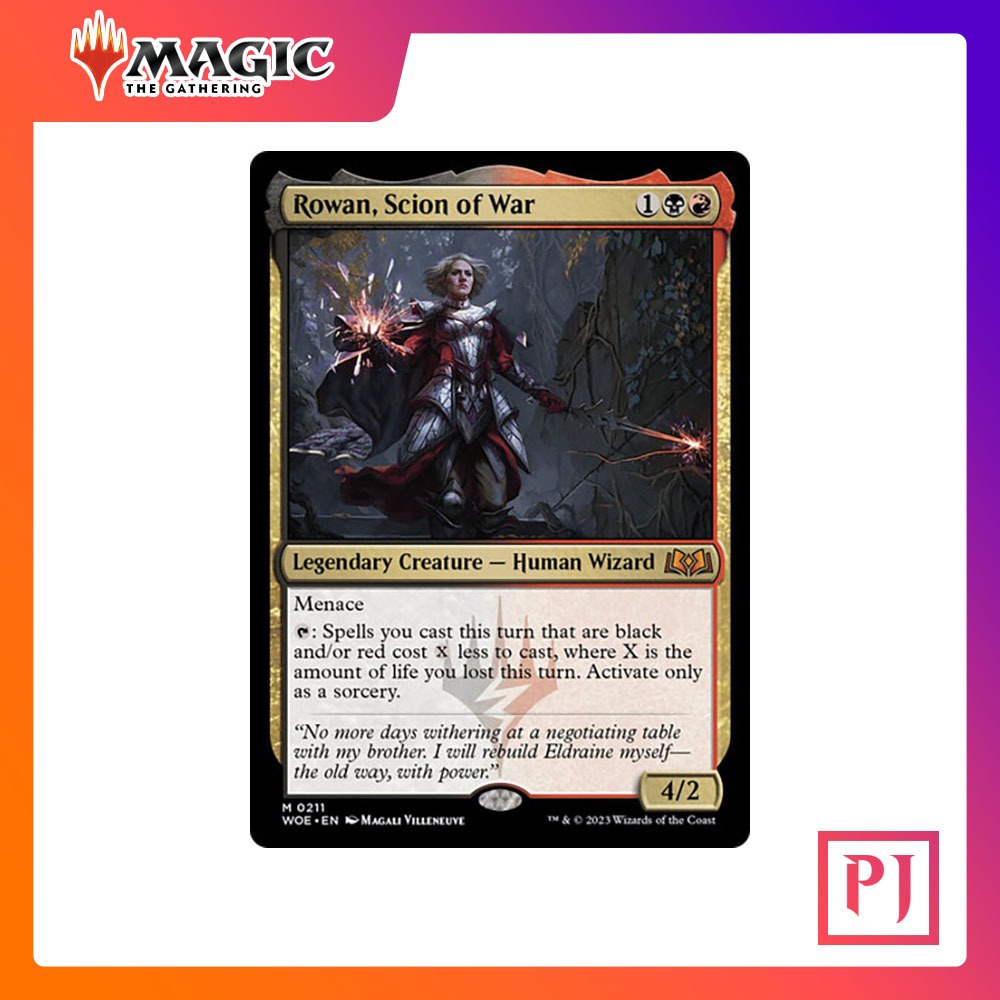 [MTG] Rowan, Scion of War [WOE] [MULTI] [MYTHIC] [NORMAL] [ENG] (การ์ด ...