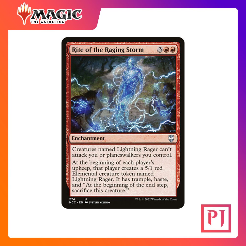 [MTG] Rite of the Raging Storm [NCC] [RED] [UNCOM] [NORMAL] [ENG ...