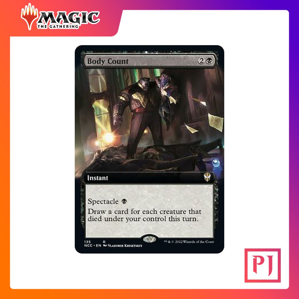 [MTG] Body Count (Extended Art) [NCC] [BLACK] [RARE] [NORMAL] [ENG ...