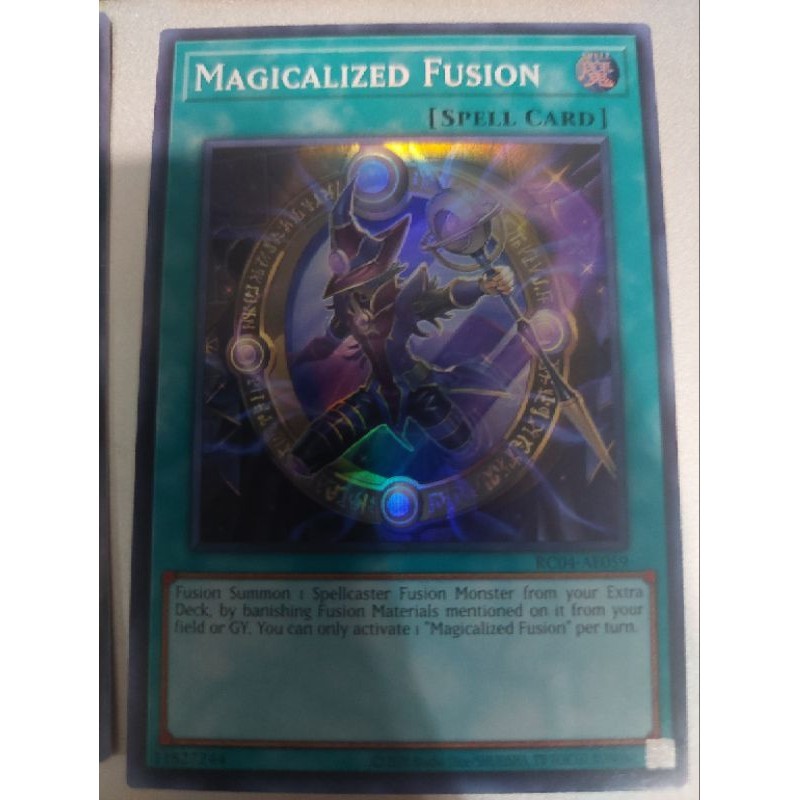 Yu-Gi-Oh Asia English: Magicalized Fusion RC04-AE059 ระดับ Super rare การ์ดยูกิภาษาอังกฤษของแท้ ...
