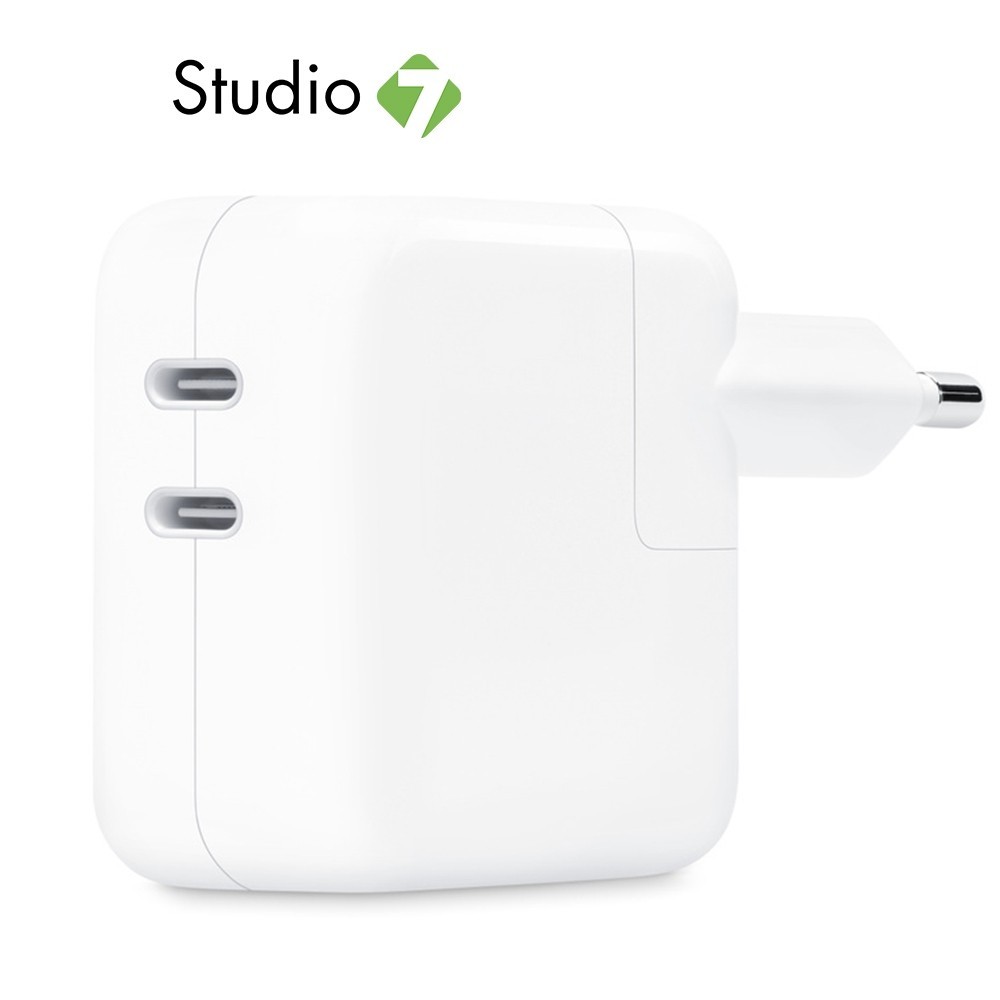 Apple 35W Dual USB-C Port Power Adapter by Studio 7 | Shopee Thailand