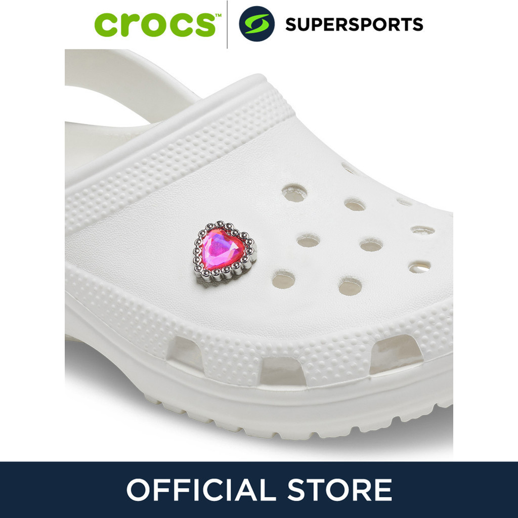 CROCS Jibbitz Gorgeous Heart Gem ตัวติดรองเท้า | Shopee Thailand