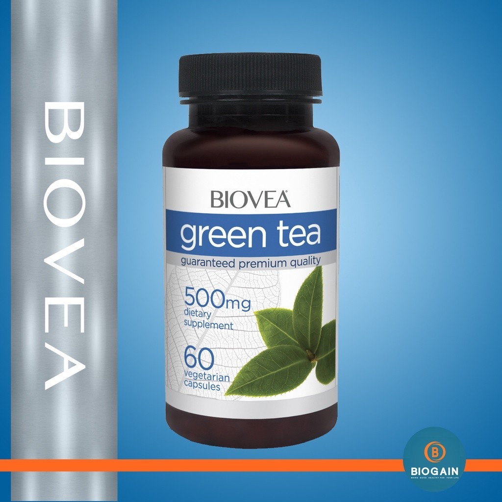 BIOVEA GREEN TEA 500 mg / 60 Vegetarian Capsules | Shopee Thailand