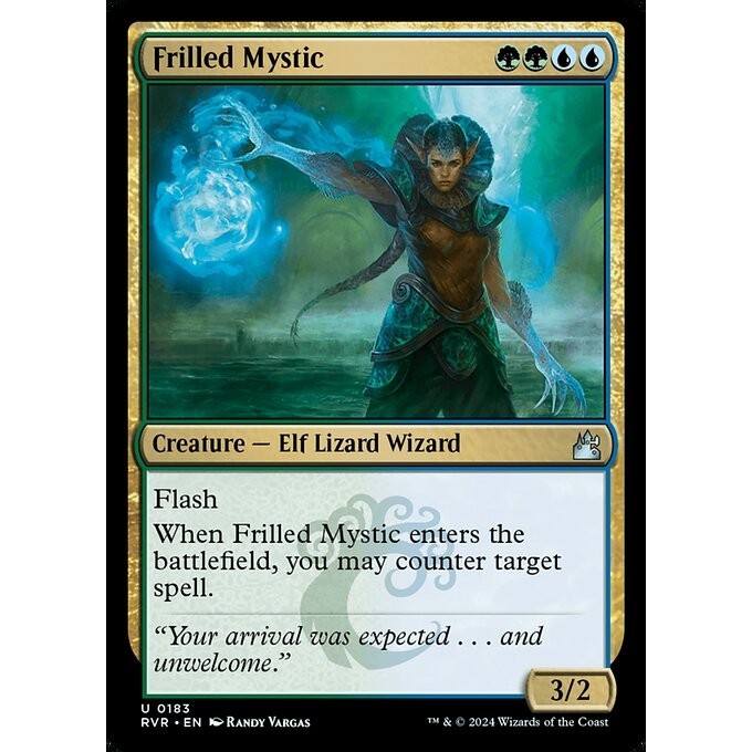 [Ravnica Remastered] - [RVR] - [Frilled Mystic] - (U) - [2024] | Shopee ...