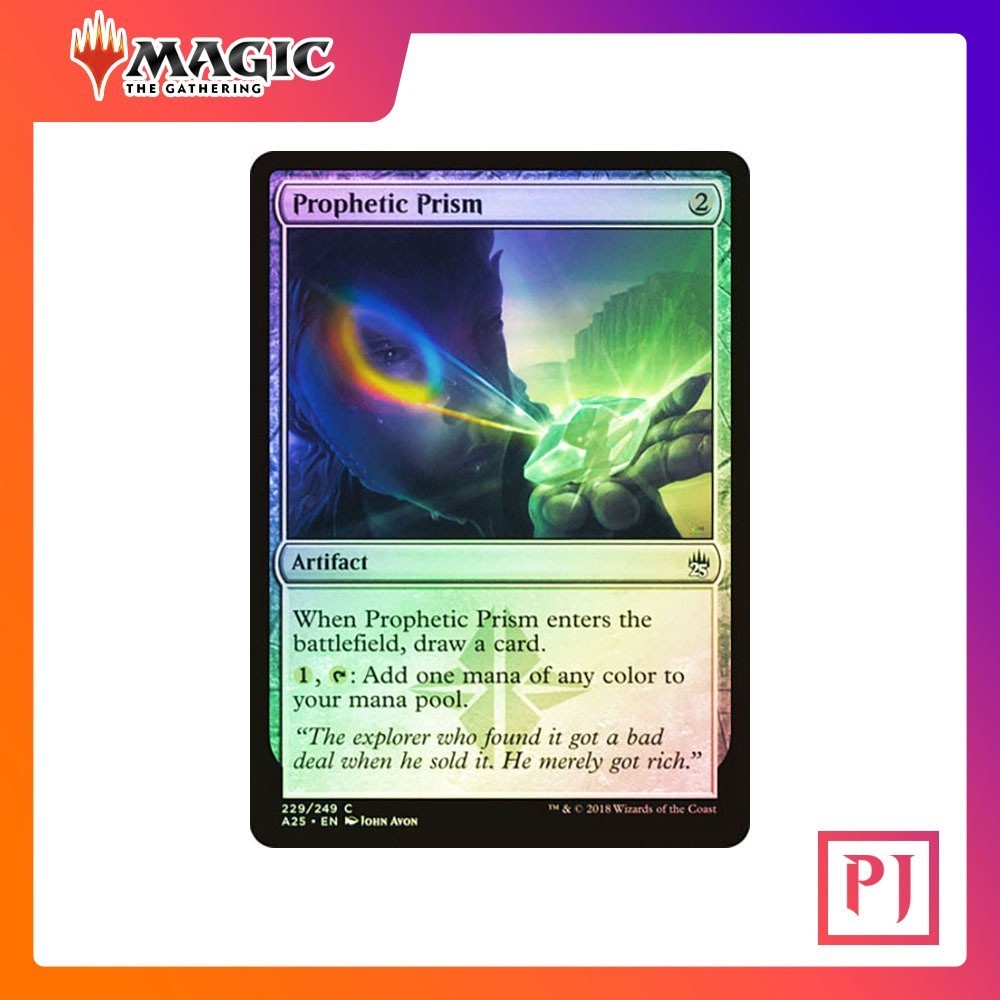 [MTG] Prophetic Prism [A25] [ARTIFACT] [COMMON] [FOIL] [ENG] (การ์ดเม ...