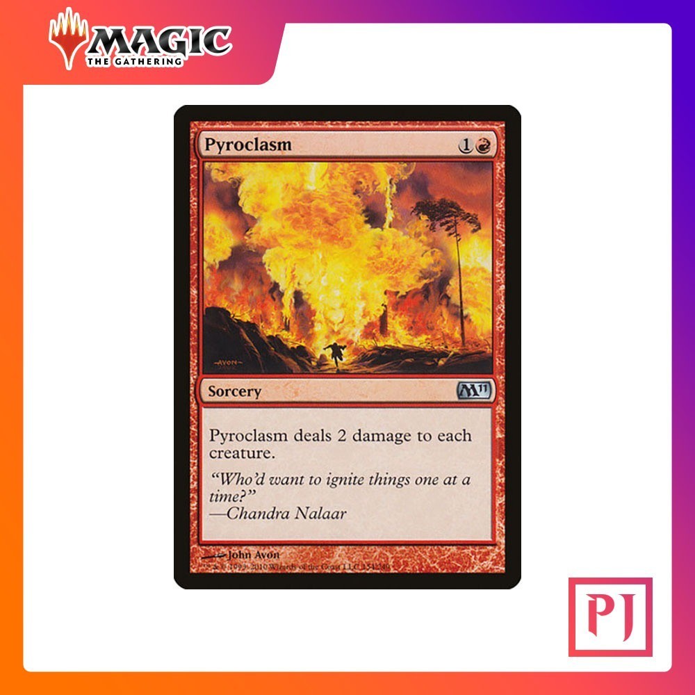 [MTG] Pyroclasm [M11] [RED] [UNCOM] [NORMAL] [ENG] (การ์ดเมจิค / Magic ...