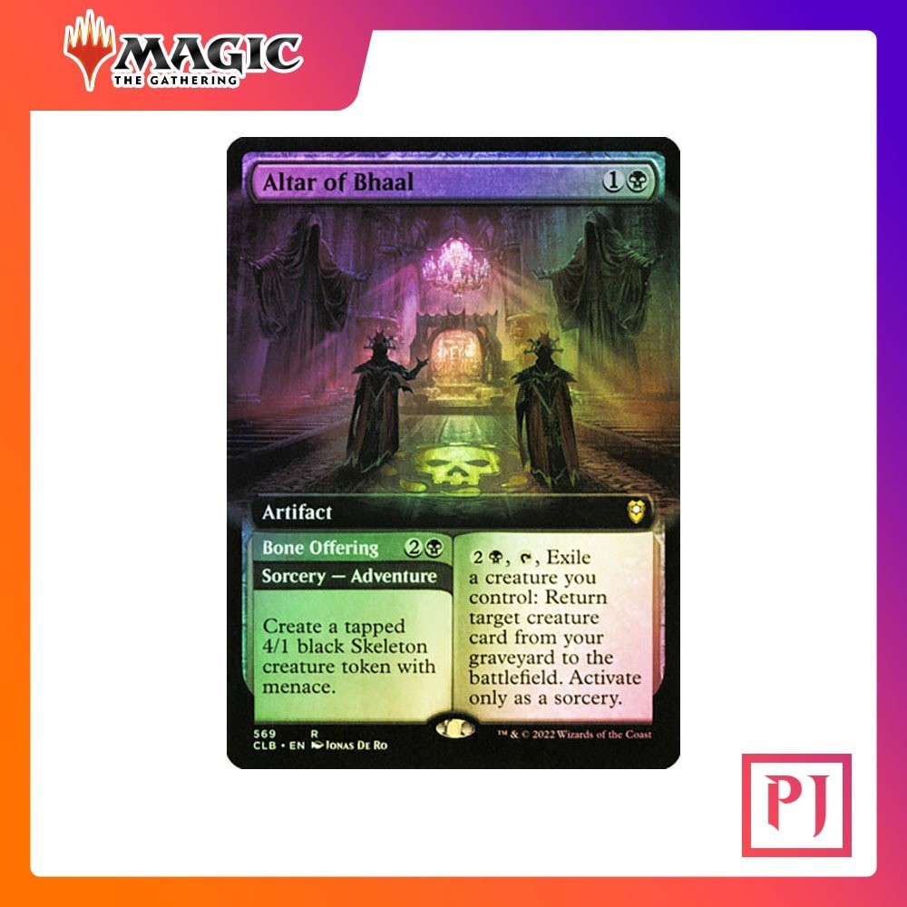 [MTG] Altar of Bhaal // Bone Offering (Extended Art) [CLB] [BLACK ...