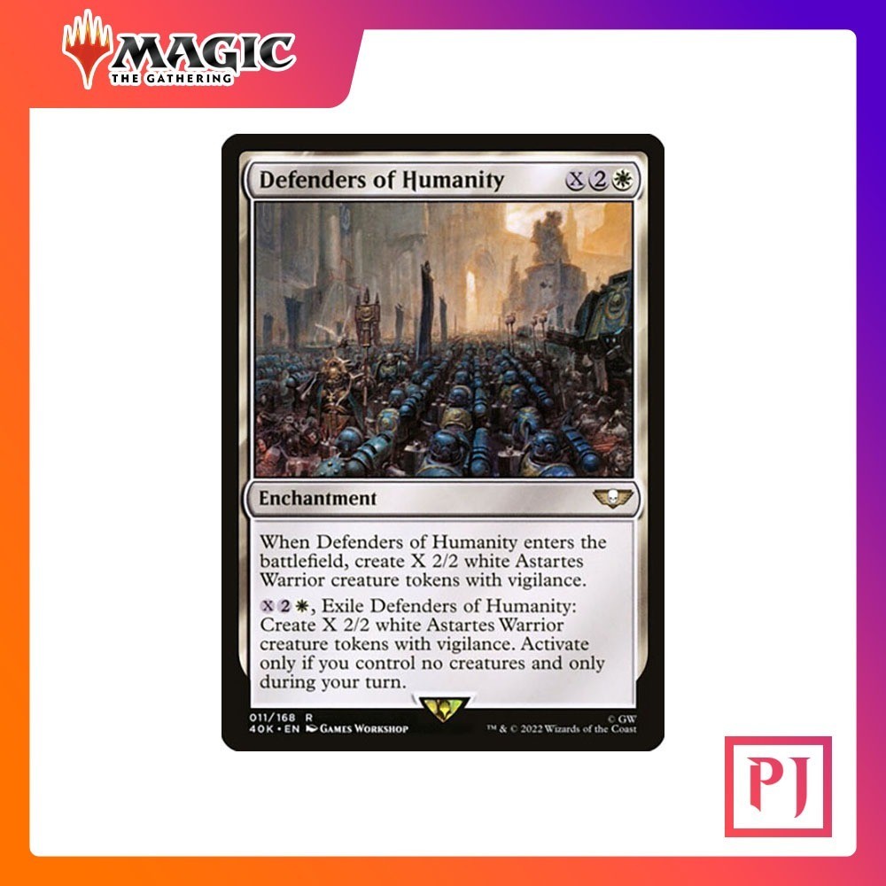 [MTG] Defenders of Humanity - Warhammer 40,000 [40K] [WHITE] [RARE ...
