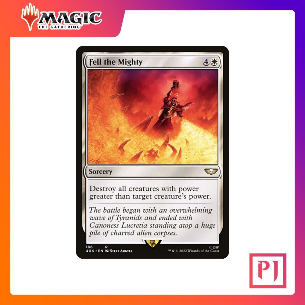 [MTG] Fell the Mighty - Warhammer 40,000 [40K] [WHITE] [RARE] [NORMAL ...