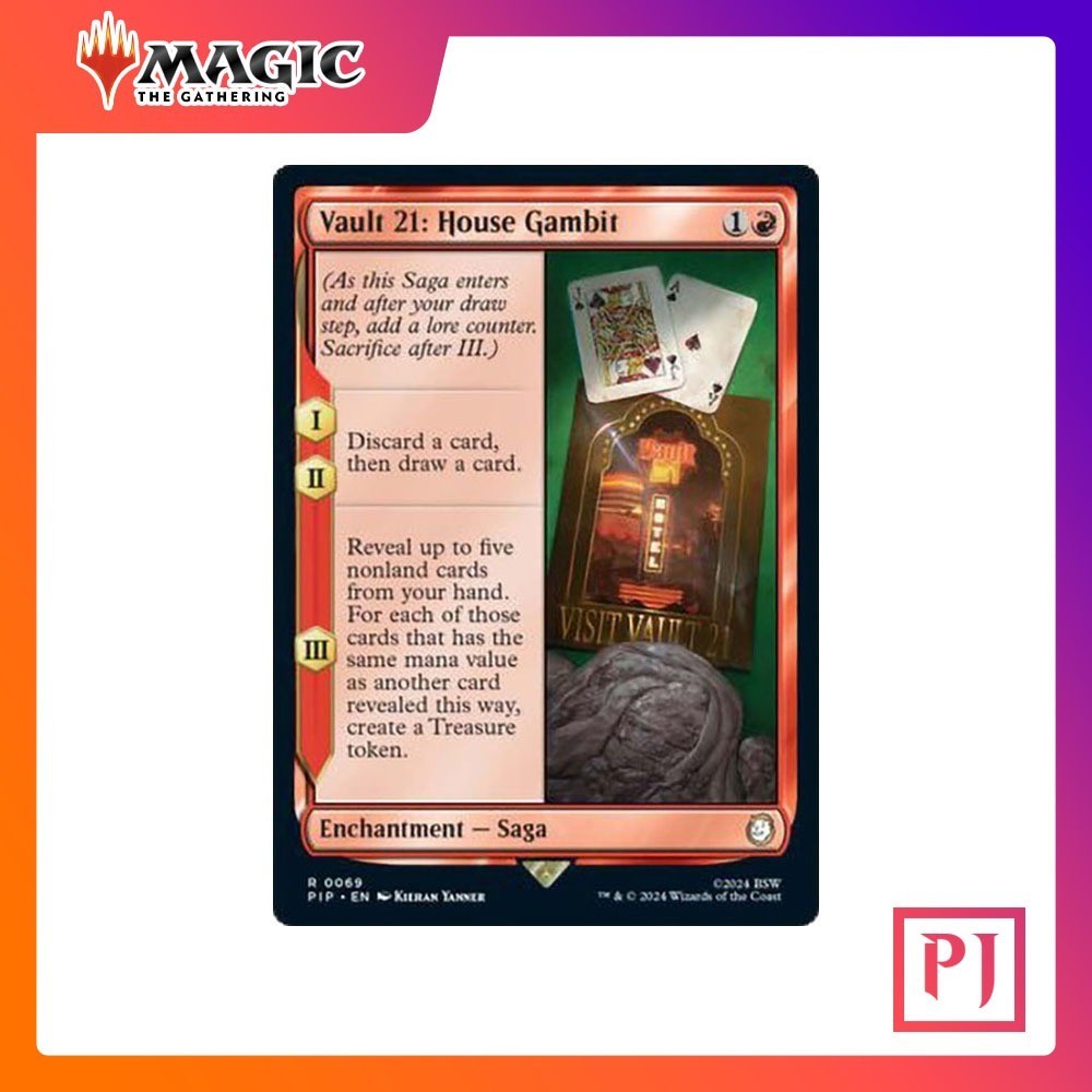 [MTG] Vault 21: House Gambit - Fallout Commander [PIP] [RED] [RARE ...