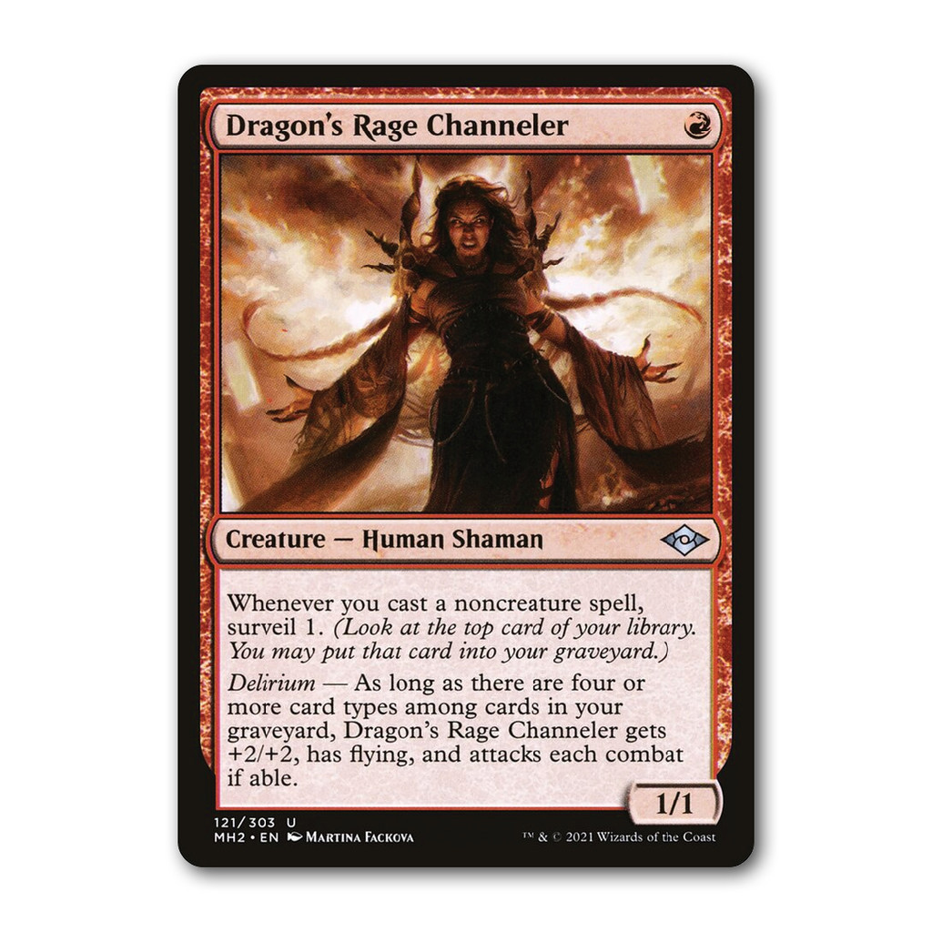 [MTG] Dragon's Rage Channeler [MH2] [Red] [Uncom] [Normal] [ENG] [2021 ...