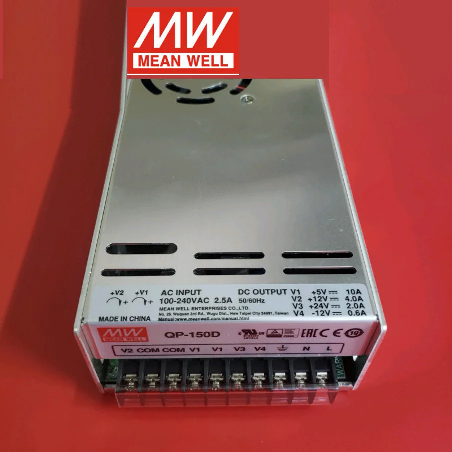 Mean Well QP-150 Series Meanwell 5V/12V/15V/24V /Dc 150W Quad เอาต์พุตพร้อมฟังก์ชั่น PFC แหล่ง ...