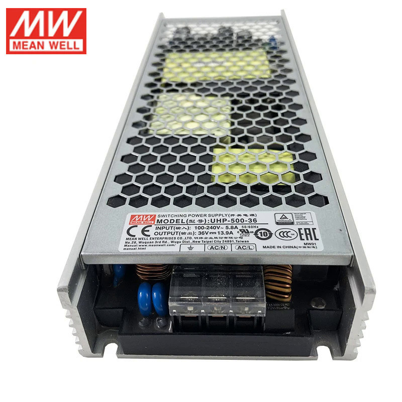 MEAN WELL UHP-500 500W 12V 24V 36V Slim Switching Power Supply 110V ...