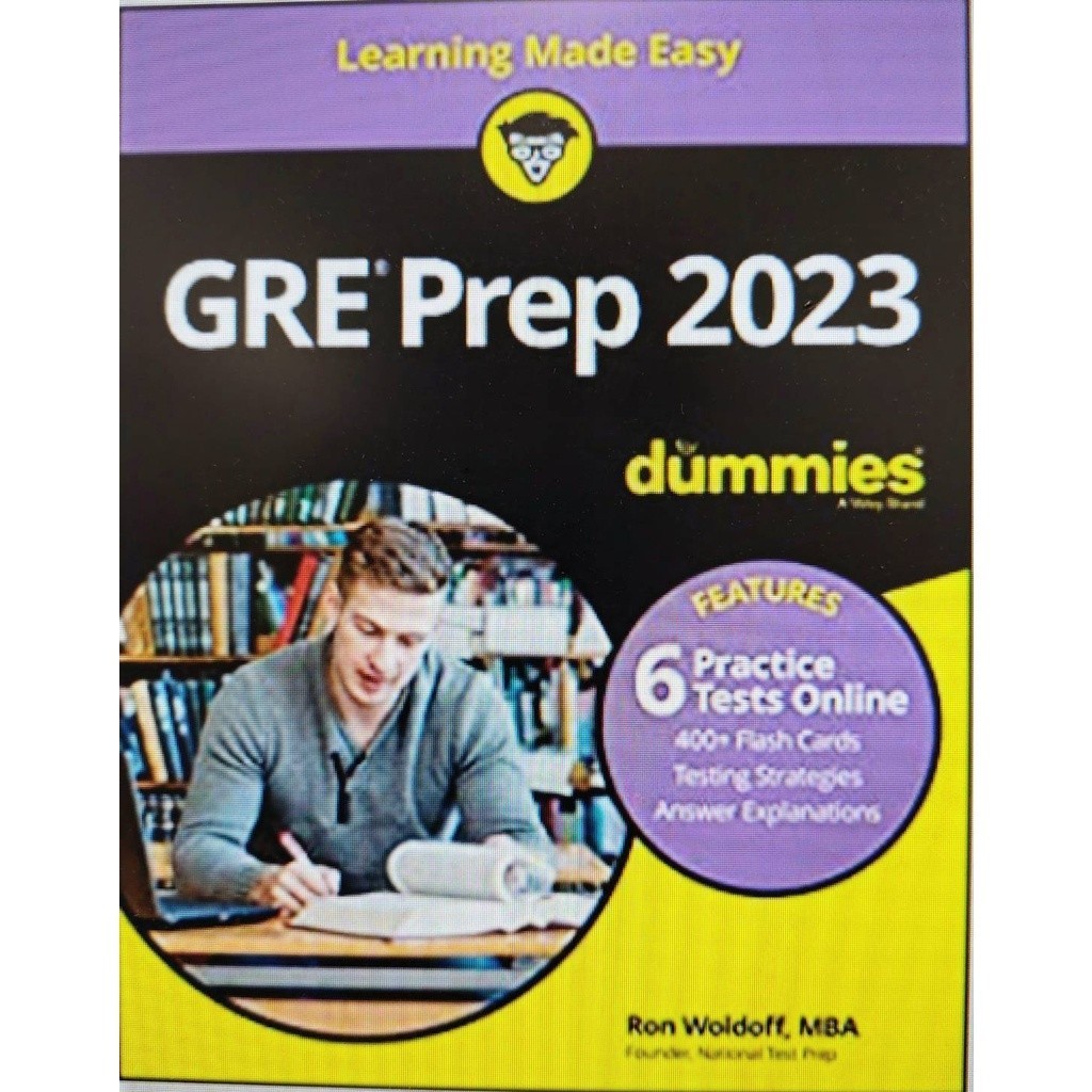 Chulabook|c321|หนังสือ|GRE PREP 2023 FOR DUMMIES WITH ONLINE PRACTICE ...