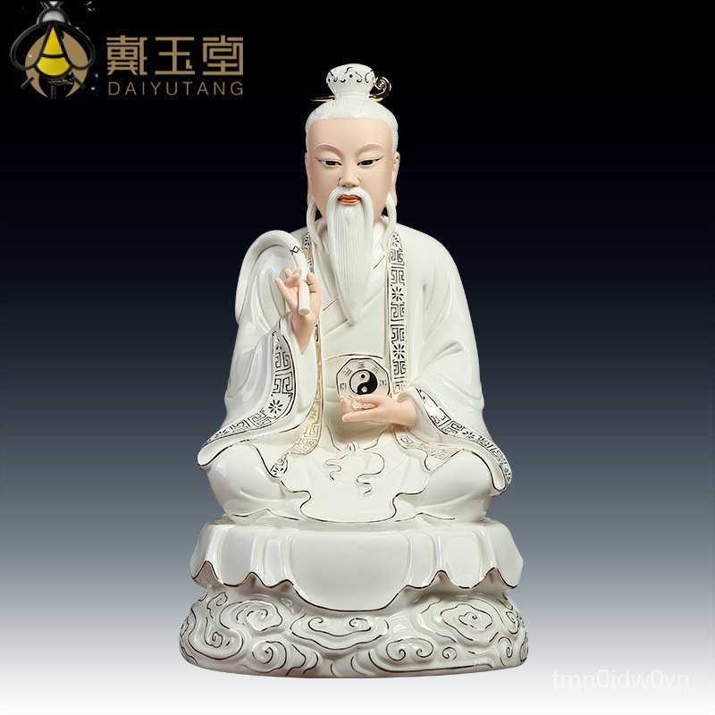เครื่องประดับเซรามิก Dai Yutang《ไท่ชางเหลาจุน》รูปปั้นบรรพบุรุษของลัทธิ ...