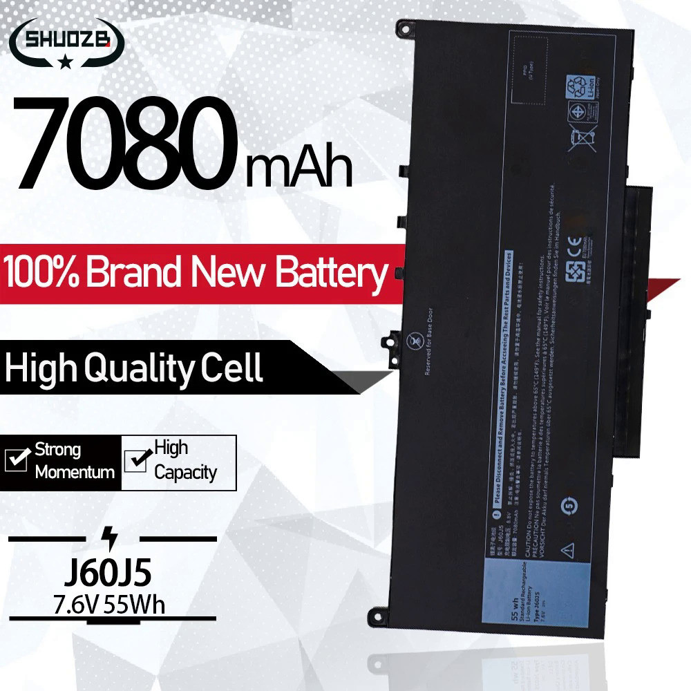 New J60J5 E7270 E7470 Laptop Battery For Dell Latitude 7470 7270 Series ...