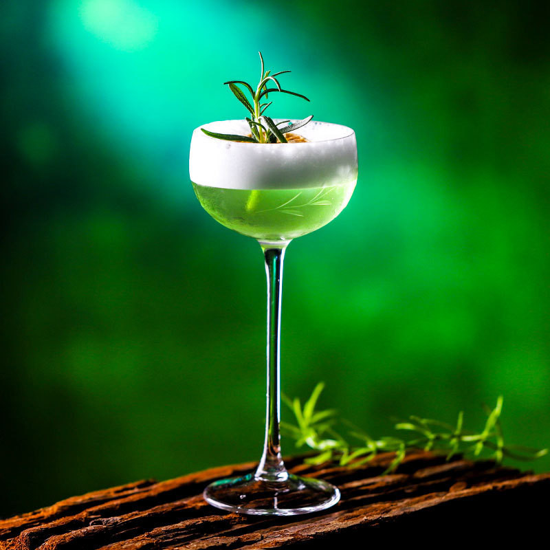 Japanese Style Handmade Cocktail Glass Crystal Glass Goblet Cocktail ...