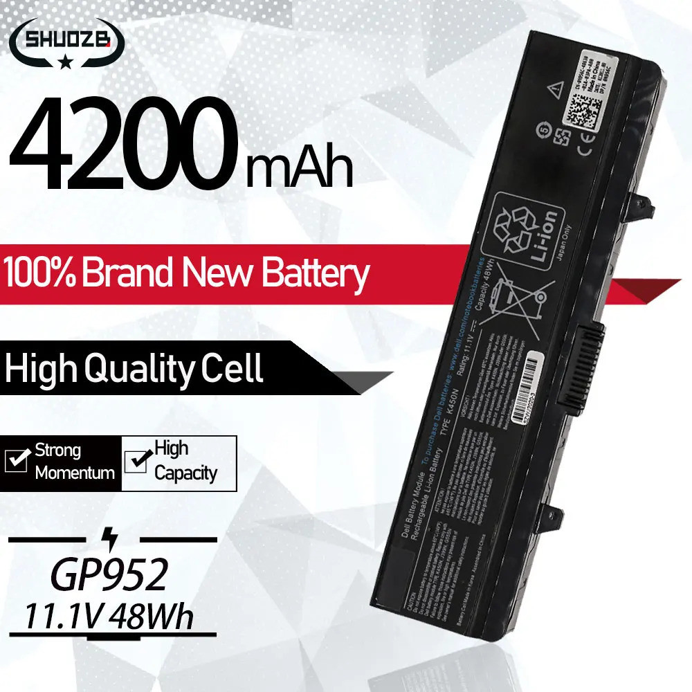 New Laptop Battery GW252 GW240 GP952 PP42L PP29L PP41L K450N D608H ...