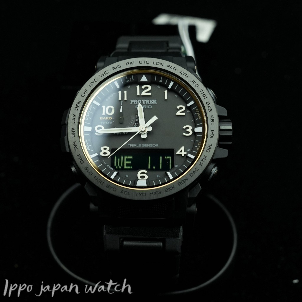 JDM WATCH ★ Casio Casio Protrek Series Eco-Drive Radio Wave Mountaineering Men's Watch PRW-51FC ...