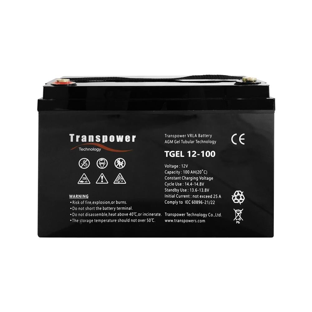 TRANSPOWER แบตเตอรี่แห้งแบบเจล TGEL 12-100 12 โวลต์ 100 AH จัดส่งโดย ...