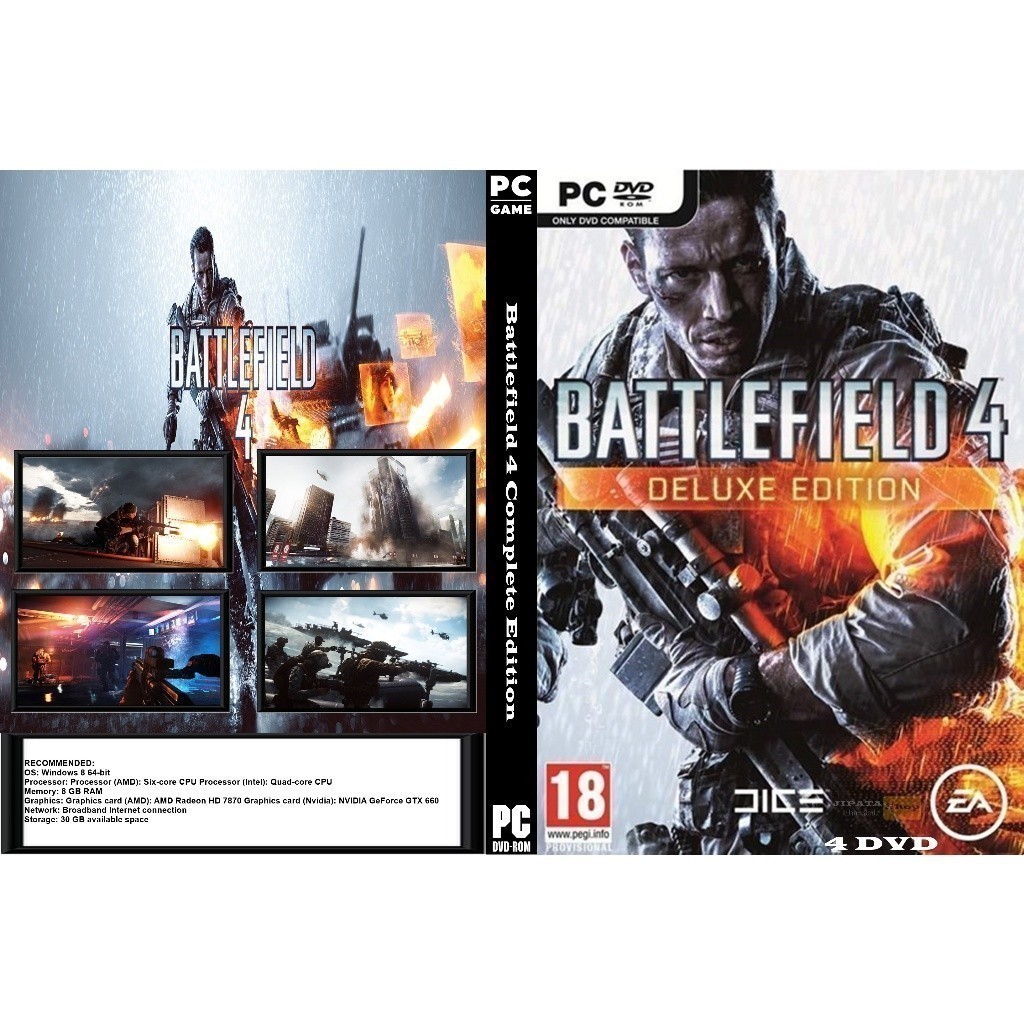 แผ่น Game PC Battlefield 4 Complete Edition (4DVD) | Shopee Thailand