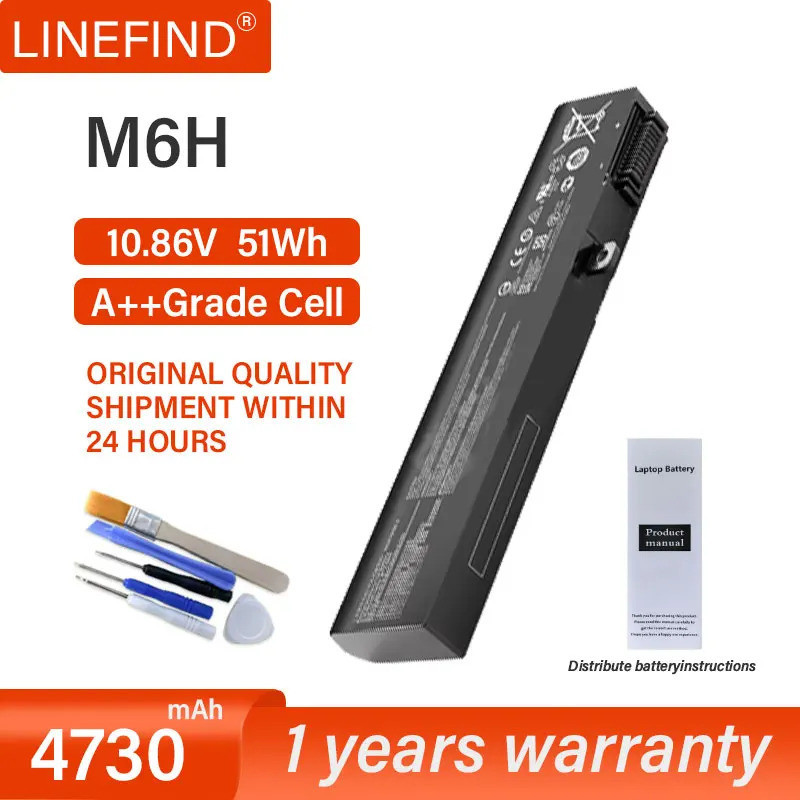 แบตเตอรี่แล็ปท็อป BTY-M6H สำหรับ MSI GE70 GP72MVR GL62VR GL62M MS-1792 ...