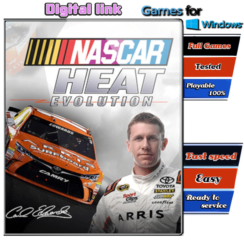 NASCAR Heat Evolution เกม PC Game คอมพิวเตอร์ USB เสียบเล่นได้เลย ...