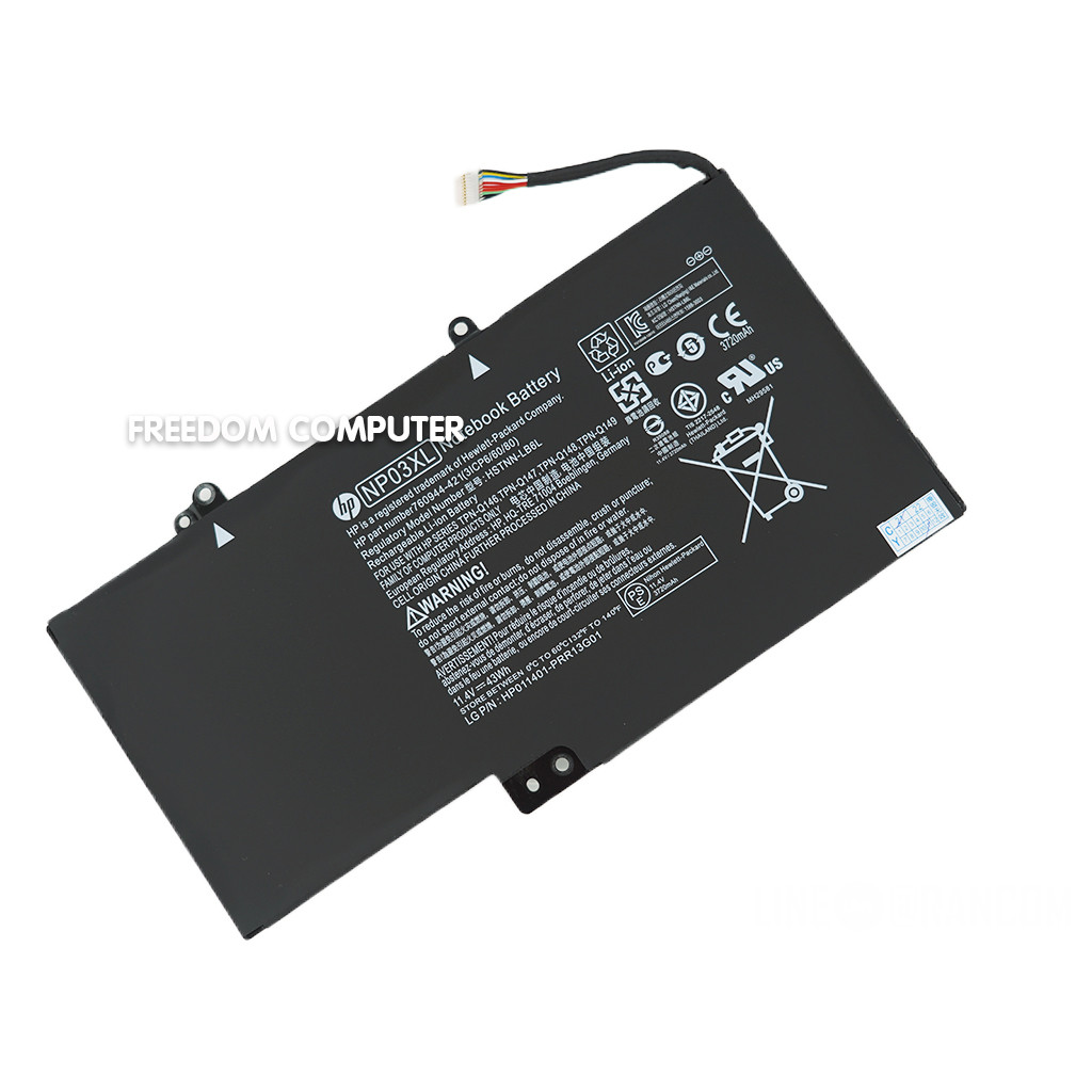 แบตเตอรี่โน๊ตบุ๊ค (แท้) ของแท้ NP03XL HP Pavilion X360 13-A ENVY X360 ...