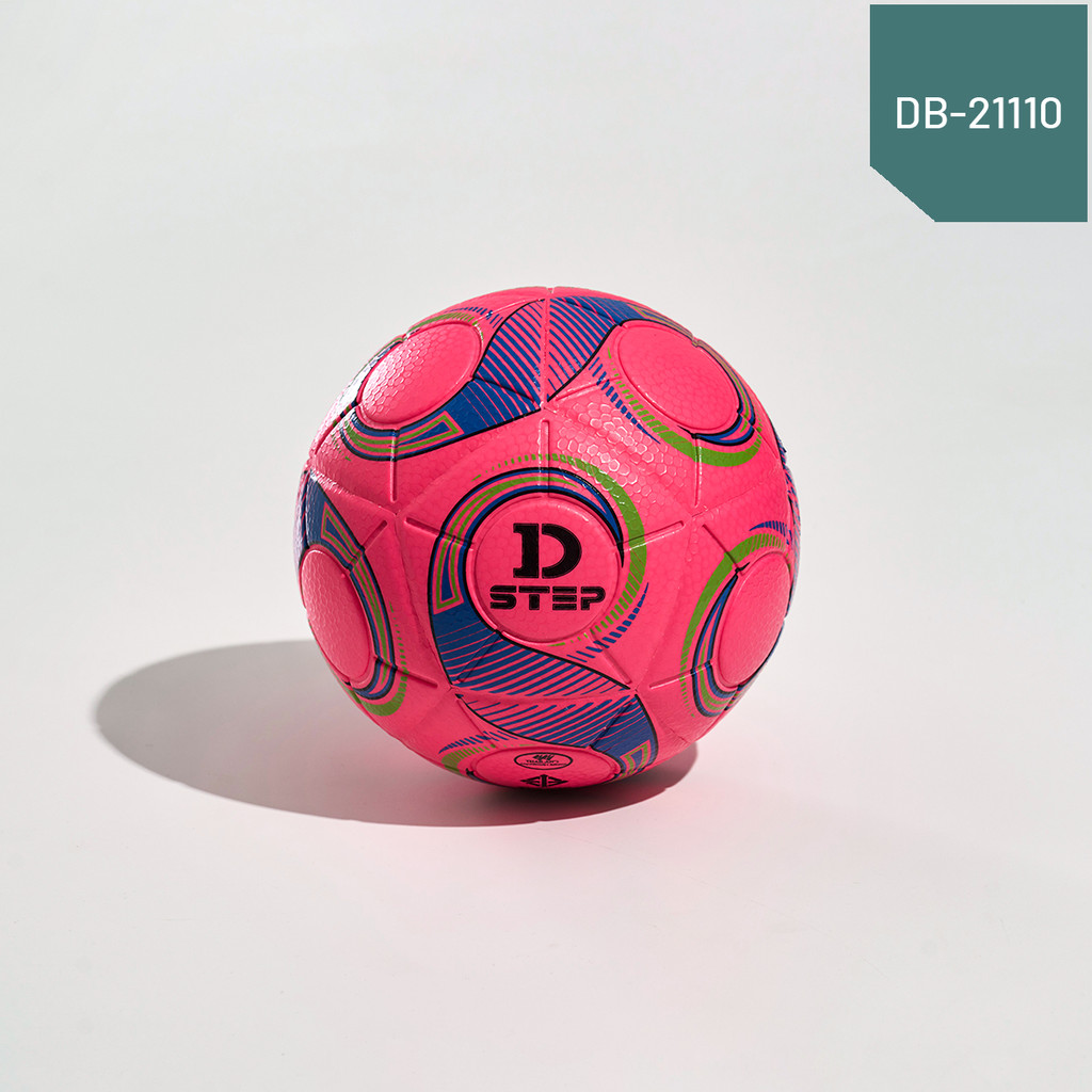 DSTEP ลูกฟุตซอลหนังอัด มาตรฐาน FIFA สีสันสดใส (1ลูก) พร้อมชุดเข็มและตา ...