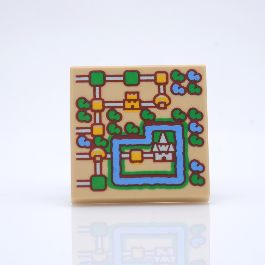 LEGO Extra แผ่น Super Mario World Map 2 x 2 Tile *new ของใหม่ ชิ้นละ ...