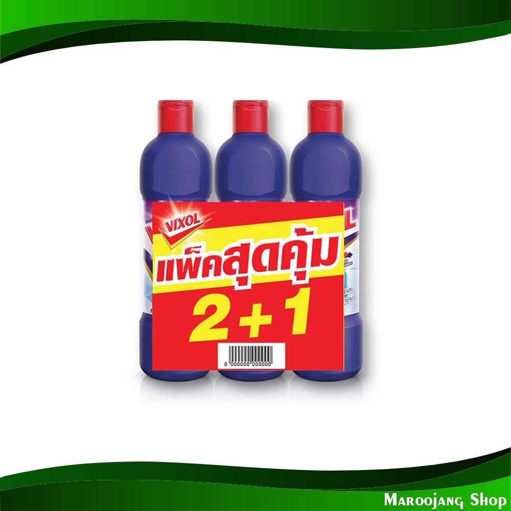 น้ำยาล้างห้องน้ำ วิกซอล สมาร์ท 450 มล. (แพ็ค2+1ขวด) Bathroom Cleaner ...