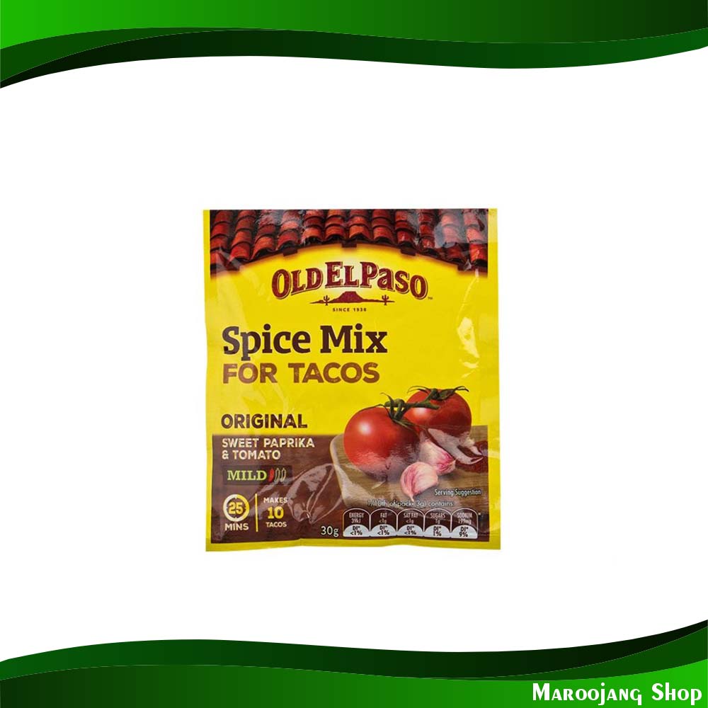 เครื่องปรุงทาโก้ โอลด์ เอล พาโซ 30 กรัม Taco Condiments Old El Paso | Shopee Thailand