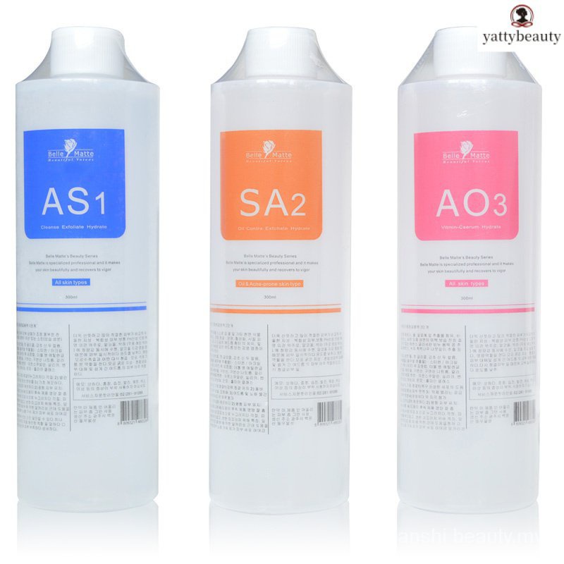 Dermabrasion Liquid Aqua Peel Solution AS1 SA2 AO3 400ml Liquid Serum Set for Aqua Peel Deep ...
