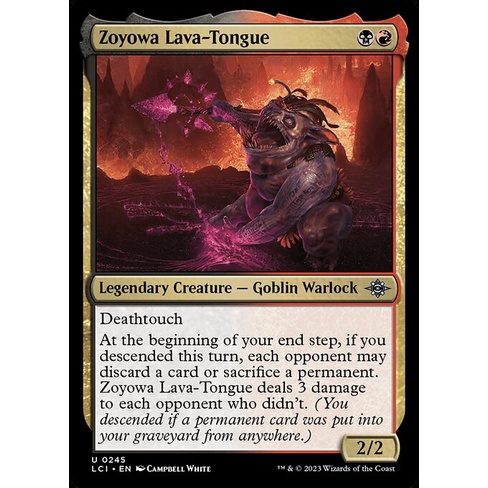 The Lost Caverns of Ixalan (LCI)Zoyowa Lava-Tongue | Shopee Thailand
