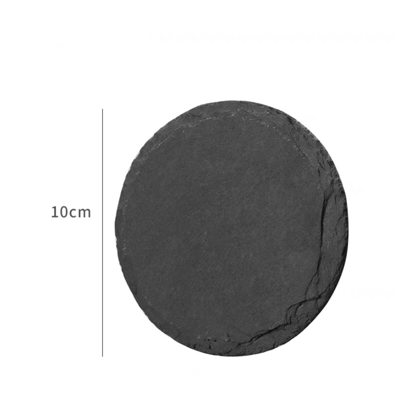 จานหิน [ขนาดเล็ก] Natural Stone Plate ถาดอาหารเต่าบก จานซูซิ จานสเต็ก ...