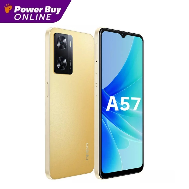 OPPO A57 (RAM 4GB, 64GB, Glowing Gold) | Shopee Thailand