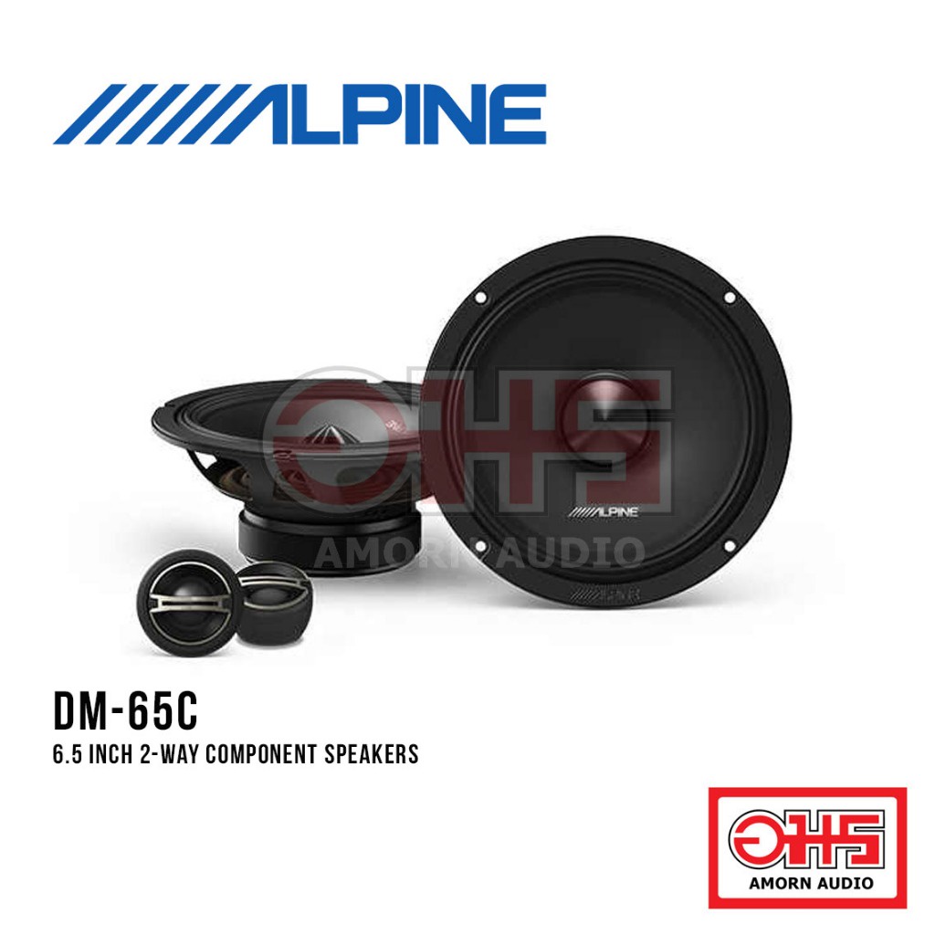 ALPINE DM-65C 6.5 Inch 2-Way Component Speakers | Shopee Thailand