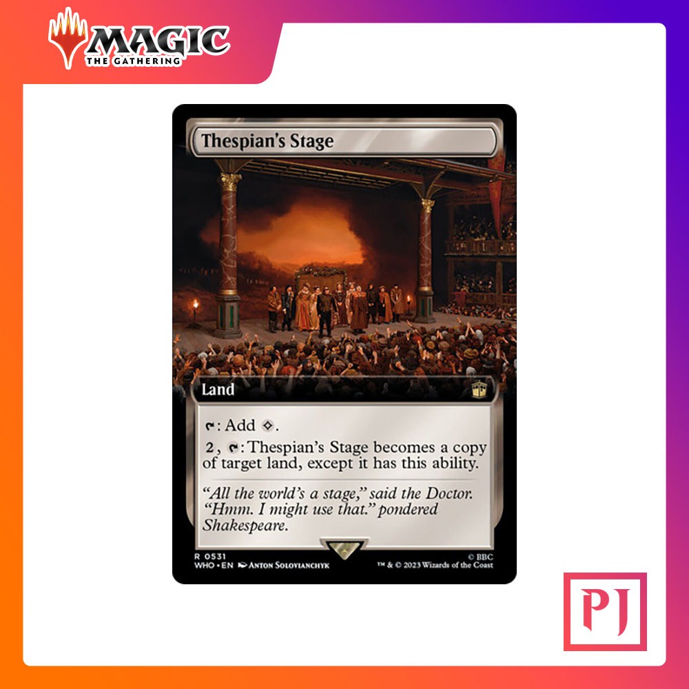 [MTG] Thespian's Stage (Extended Art) [WHO] [LAND] [RARE] [NORMAL] [ENG ...