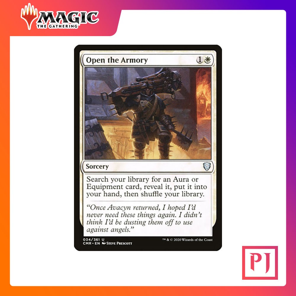 [MTG] Open the Armory [CMR] [WHITE] [UNCOM] [NORMAL] [ENG] (การ์ดเมจิค ...