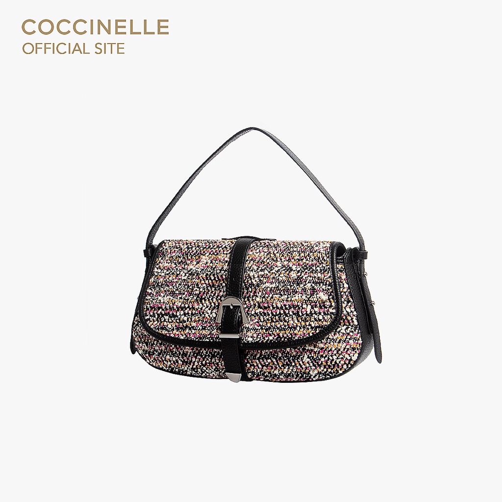 COCCINELLE กระเป๋าถือผู้หญิง รุ่น MAGALU' PIXEL BOUCLE HANDBAG 180201 ...