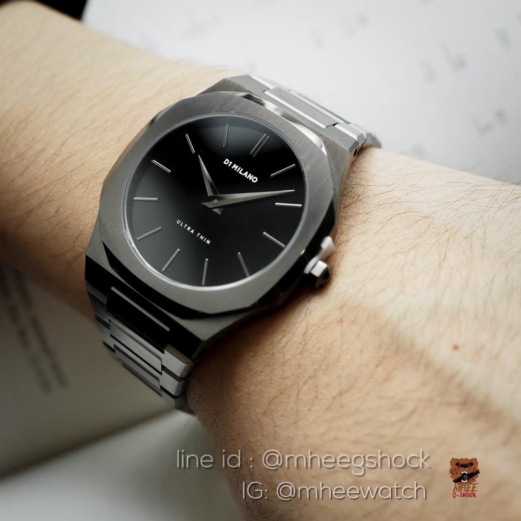 D1 Milano Gun Metal Ultra Thin ของแท้100%ประกันศูนย์cmg1ปี | Shopee ...