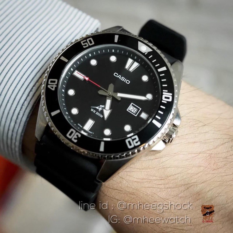 Casio Duro Submarine กันน้ำ200เมตรรุ่นที่ บิล เกต ใส่ ล๊อตเก่าหายากมาก ...
